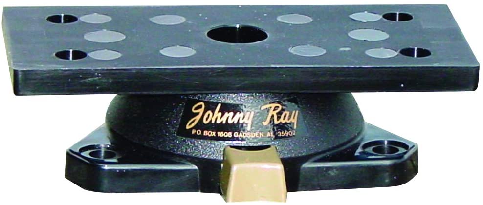 Johnny Ray JR-500 Marine 1.25x 3.5 inch Push Button Sonar Swivel Mount ...