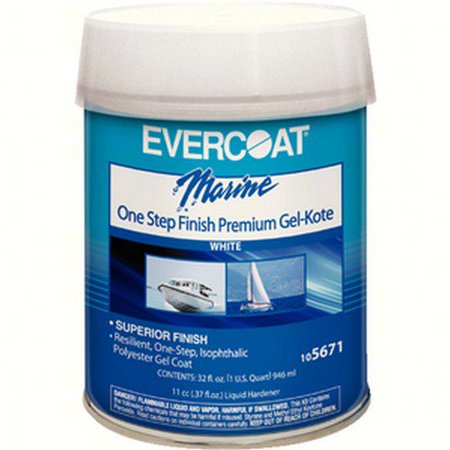 One-Step Premium Gel Kote Quart – Fiberglass Evercoat | OmcGear