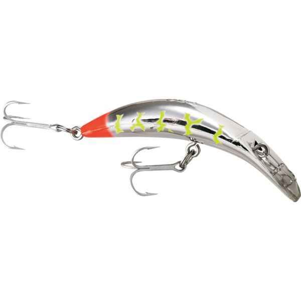 Yakima Bait Flatfish T-50 5" Metallic Silver Flame Chartreuse – Yakima ...
