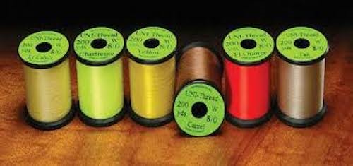 Uni-Thread by Uni 8/0 Fly Tying Material - Black - 200 Yards – Uni ...