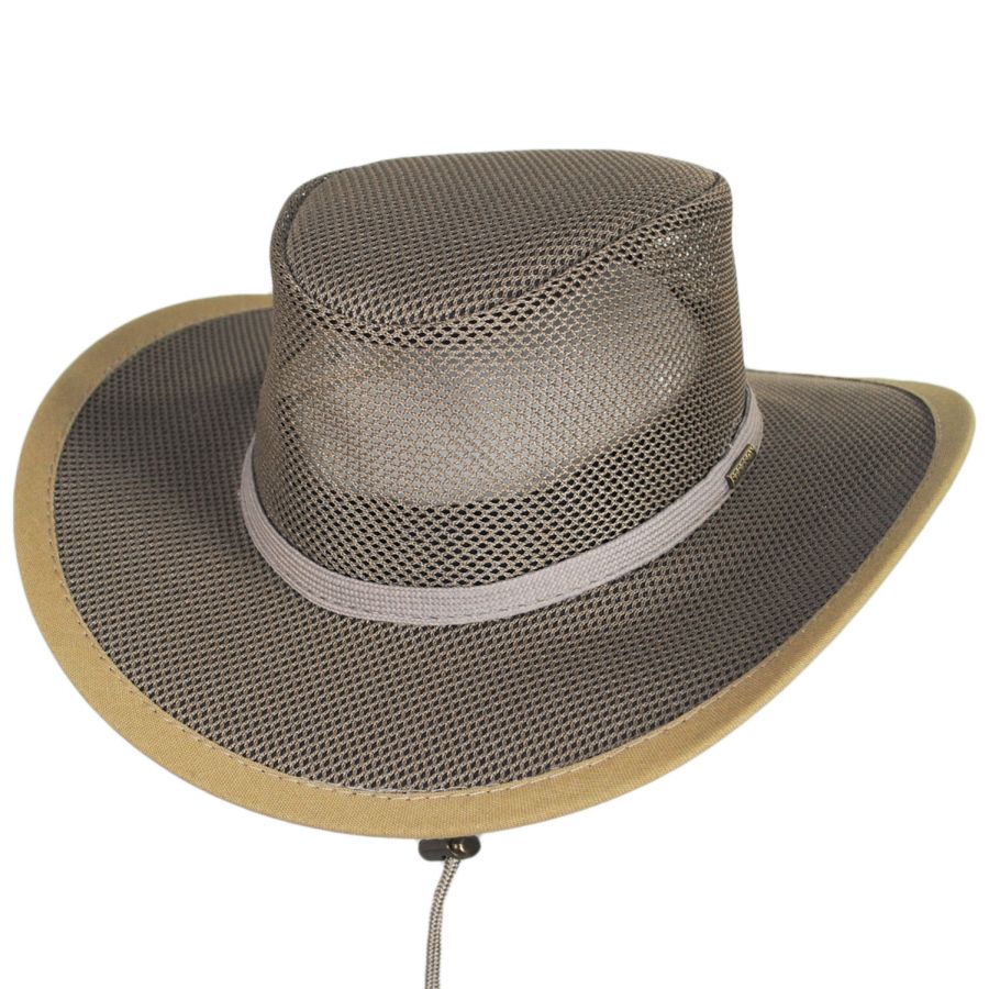 Dorfman Pacific Mesh Covered Soaker Safari Hat | OMC Gear
