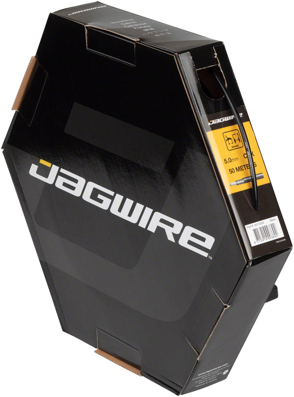 Jagwire 5mm Basics Brake Housing 50M File Box Black | OMC Gear
