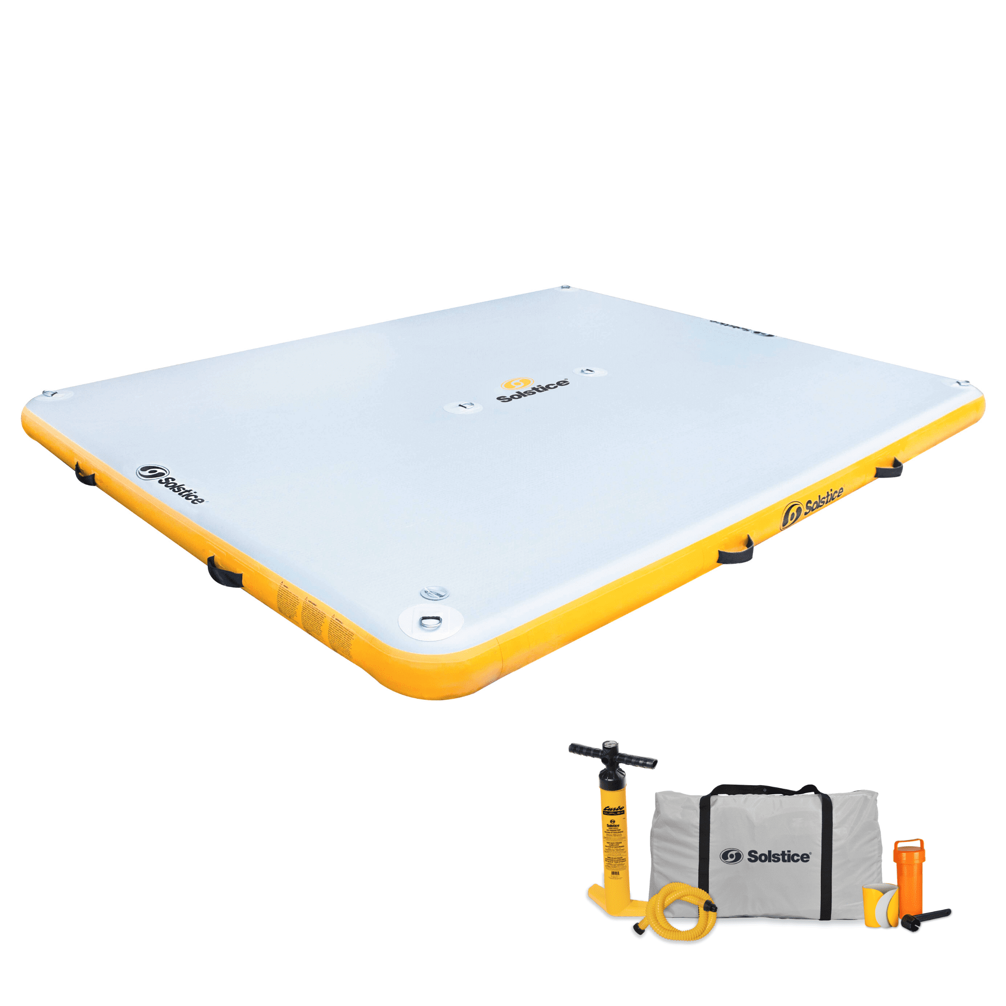 Solstice 10' X 9' Solstice Drop Stitch Inflatable Dock – OmcGear