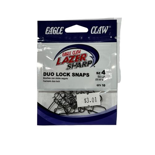 Eagle Claw Lazer Duo Lock Snaps – OmcGear