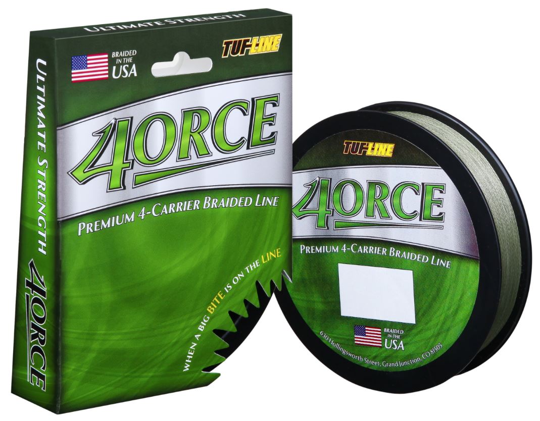 Tuf-Line 4Orce Premium 4-Carrier 125 Yard Braided Filler Line Spools ...
